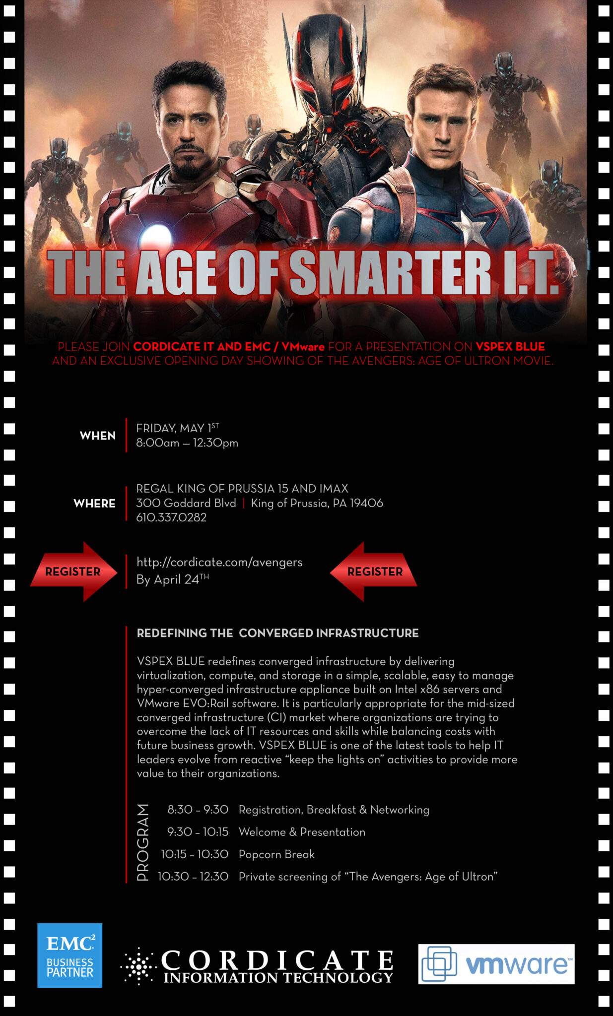 Private Age of Ultron Viewing Featuring EMC, VMware on VSPEX BLUE ...